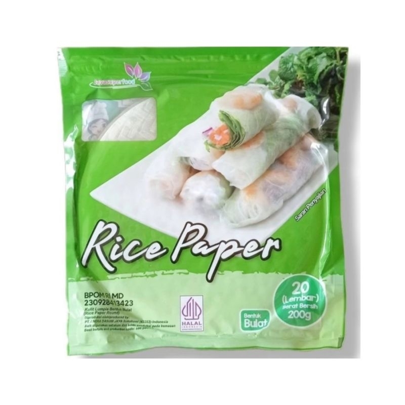 Jual Rice Paper Bulat Java Super Food - Kulit Lumpia Vietnam - Banh ...