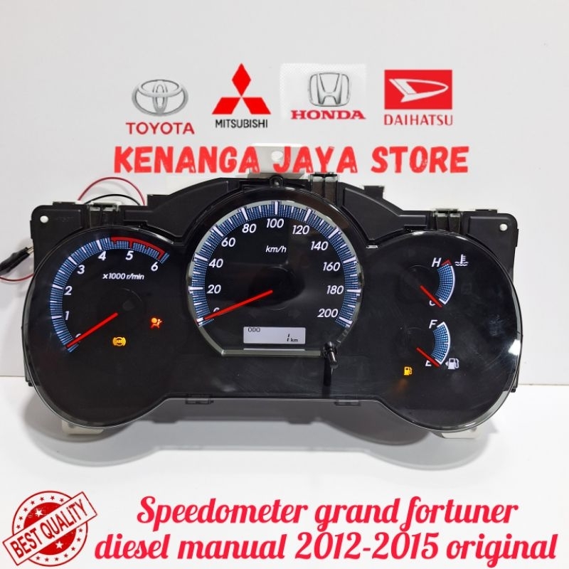 Jual speedometer grand fortuner hilux diesel manual 2012-2015 original ...