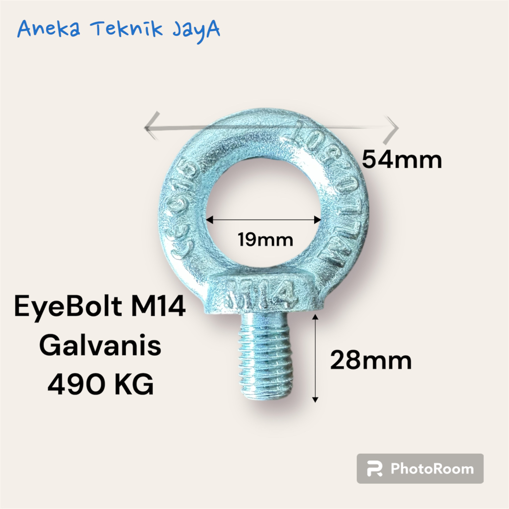 Jual Eyebolt m14 galvanis / Mata Baut m14 | Shopee Indonesia