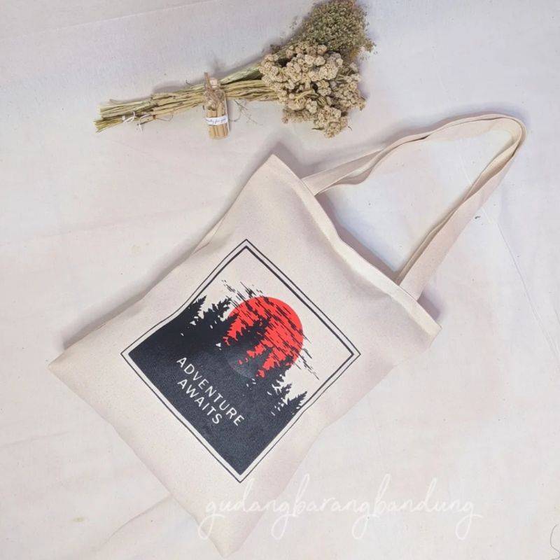Jual Totebag Kece Unisex Kekinian (CUSTOM) | Shopee Indonesia