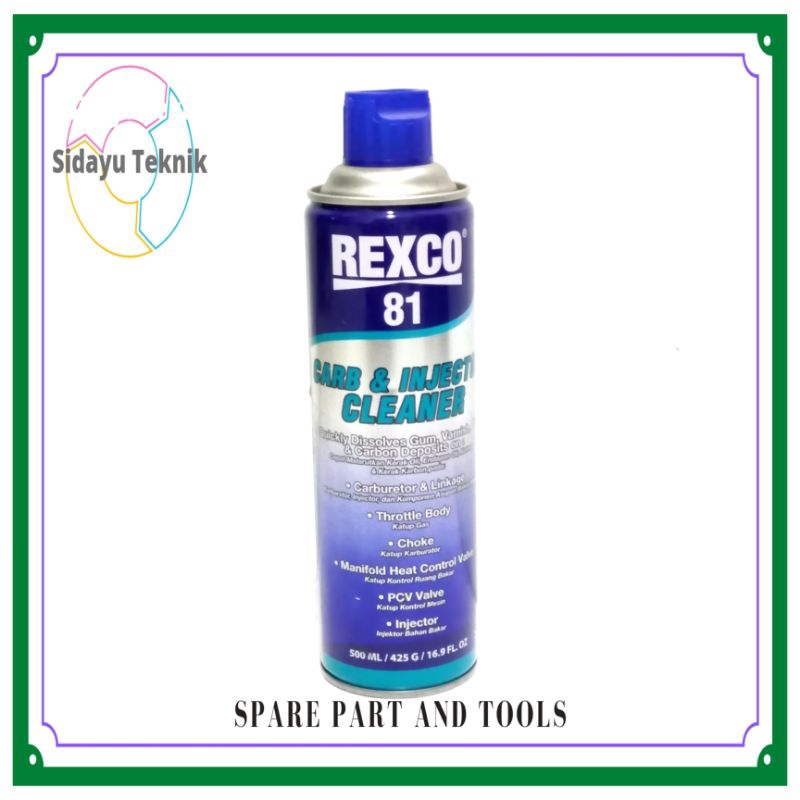 Jual Rexco 81 Pembersih Karburator Injector 500ml | Shopee Indonesia