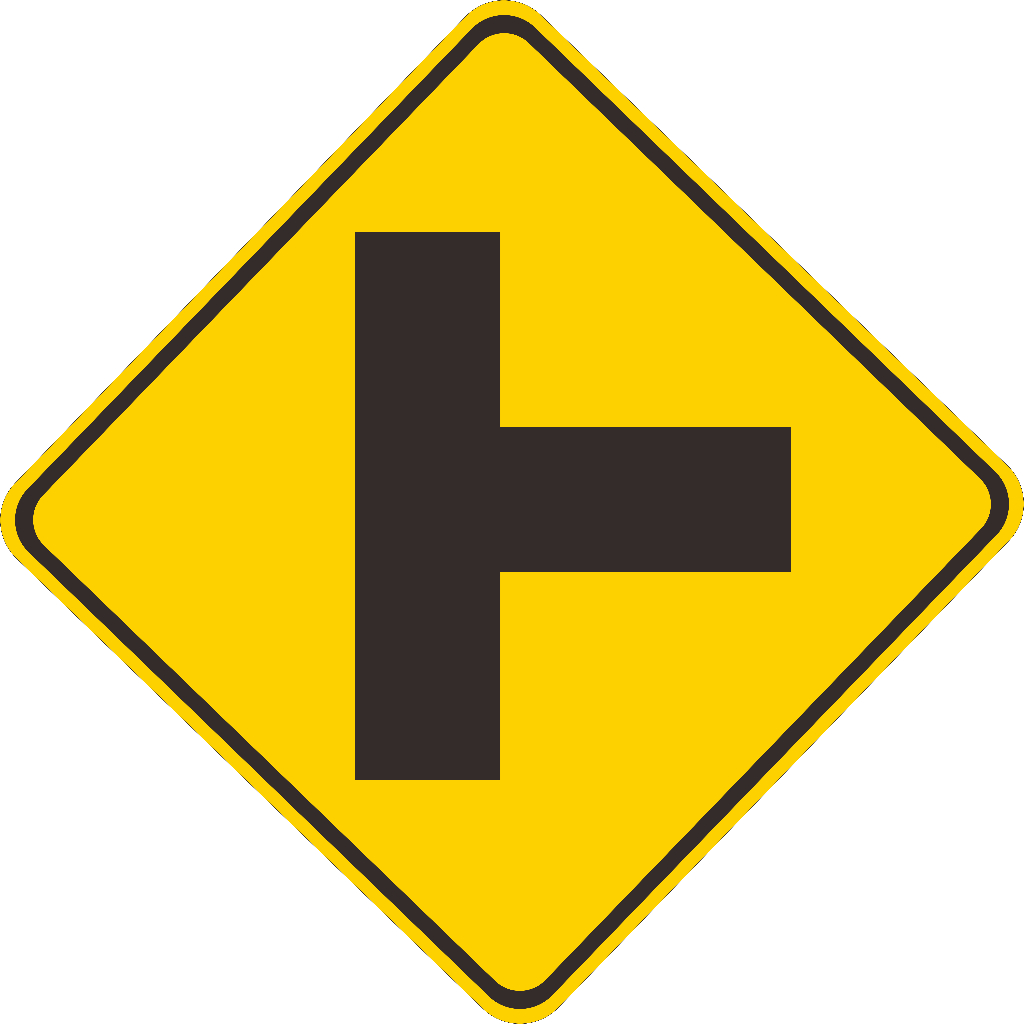 Jual Rambu Pertigaan 60cm x 60cm, 45cm x 45cm, plat ACP 3mm | Shopee ...