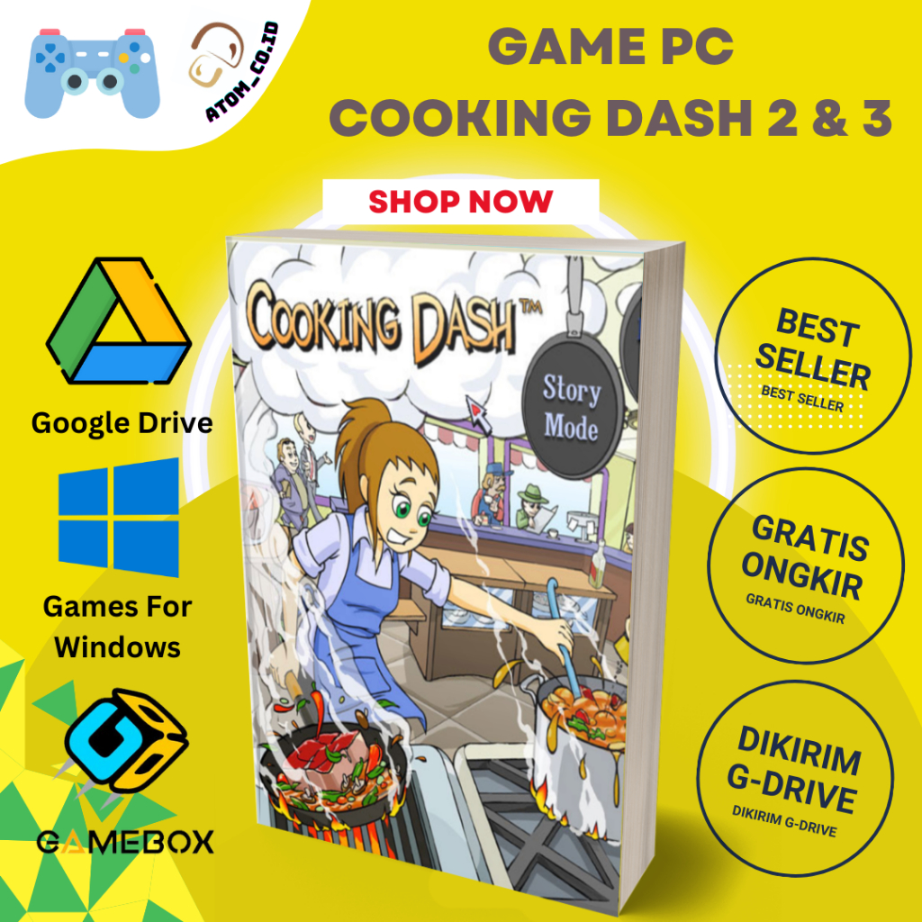 Jual Cooking Dash 2 dan 3 For PC Full Version | Shopee Indonesia