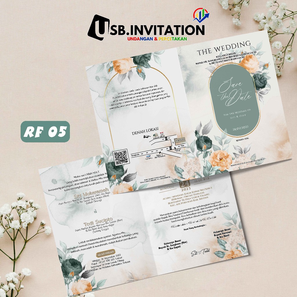 Jual Undangan Pernikahan BC TIK - Undangan Pernikahan Murah - Undangan ...