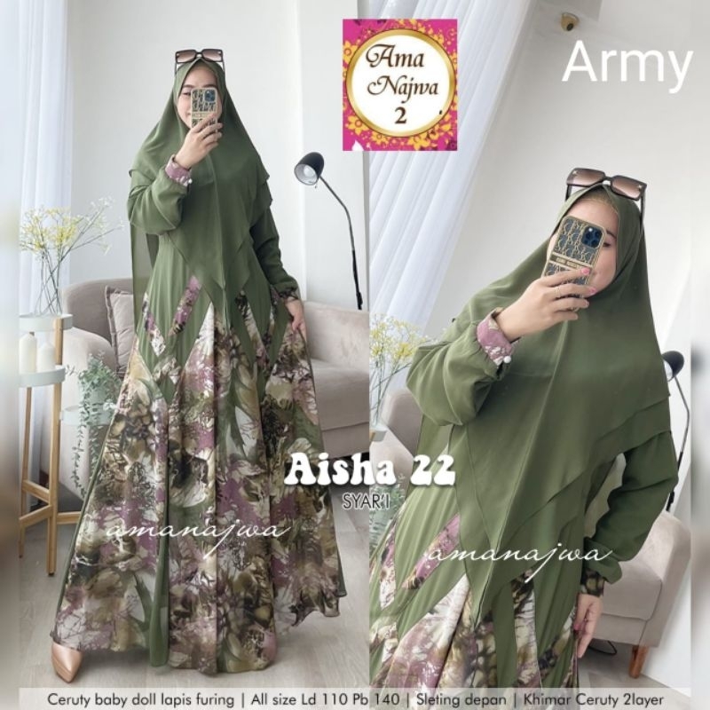 Jual Aisha set by Ama najwa | Shopee Indonesia