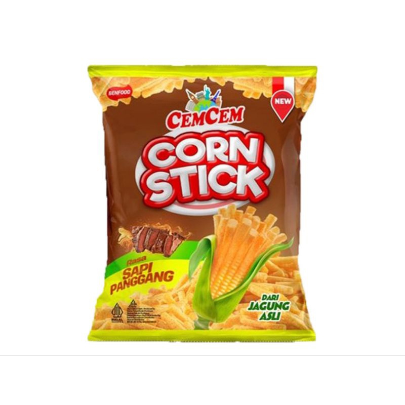 Jual CEMCEM Baru Stick Rasa Balado Ayam Bawang keju corn bbq cem cem ...