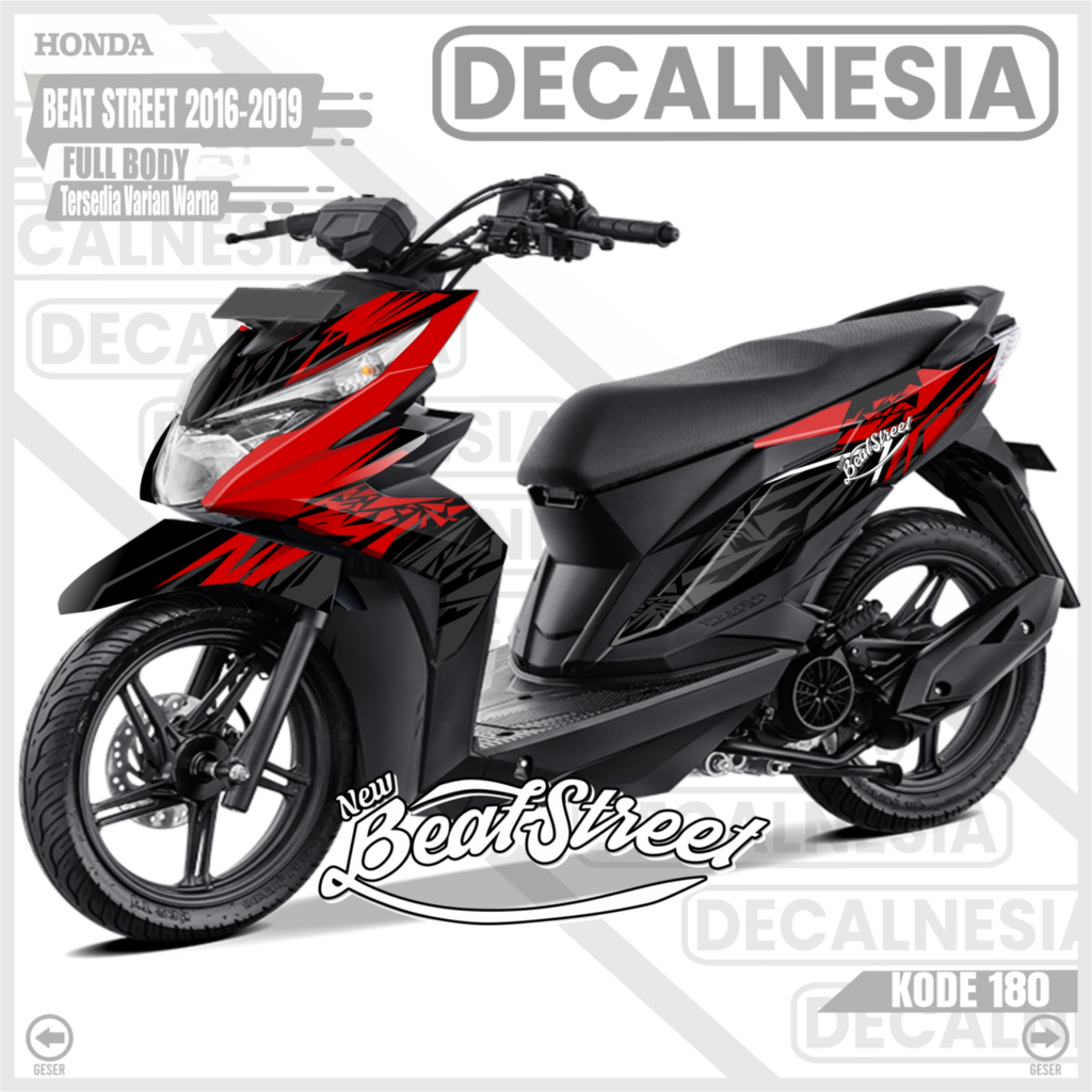 Jual Stiker Decal Motor Beat Street Old 2016 2017 2018 2019 Full Body ...