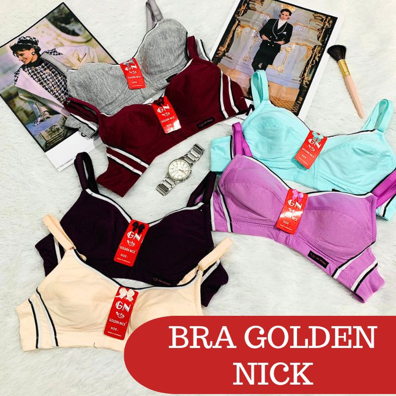 Jual RC Golden Nick Bra BH Sport Busa Tipis Tanpa Kawat Golden Nick Type 863 | Shopee Indonesia