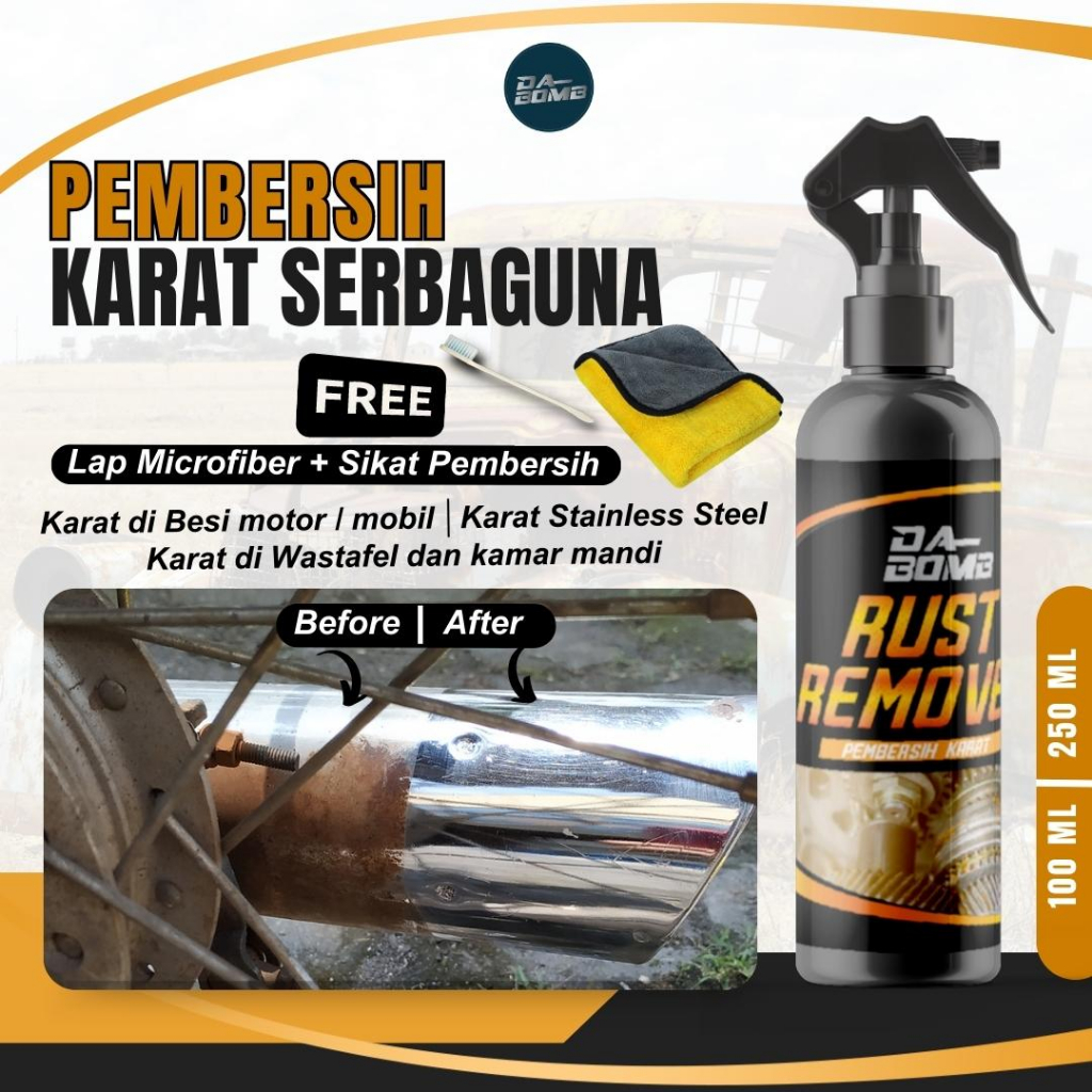 Jual Pembersih Karat Besi / Pembersih Karat Mesin Motor / Rust Remover Pembersih Karat Stainless ...