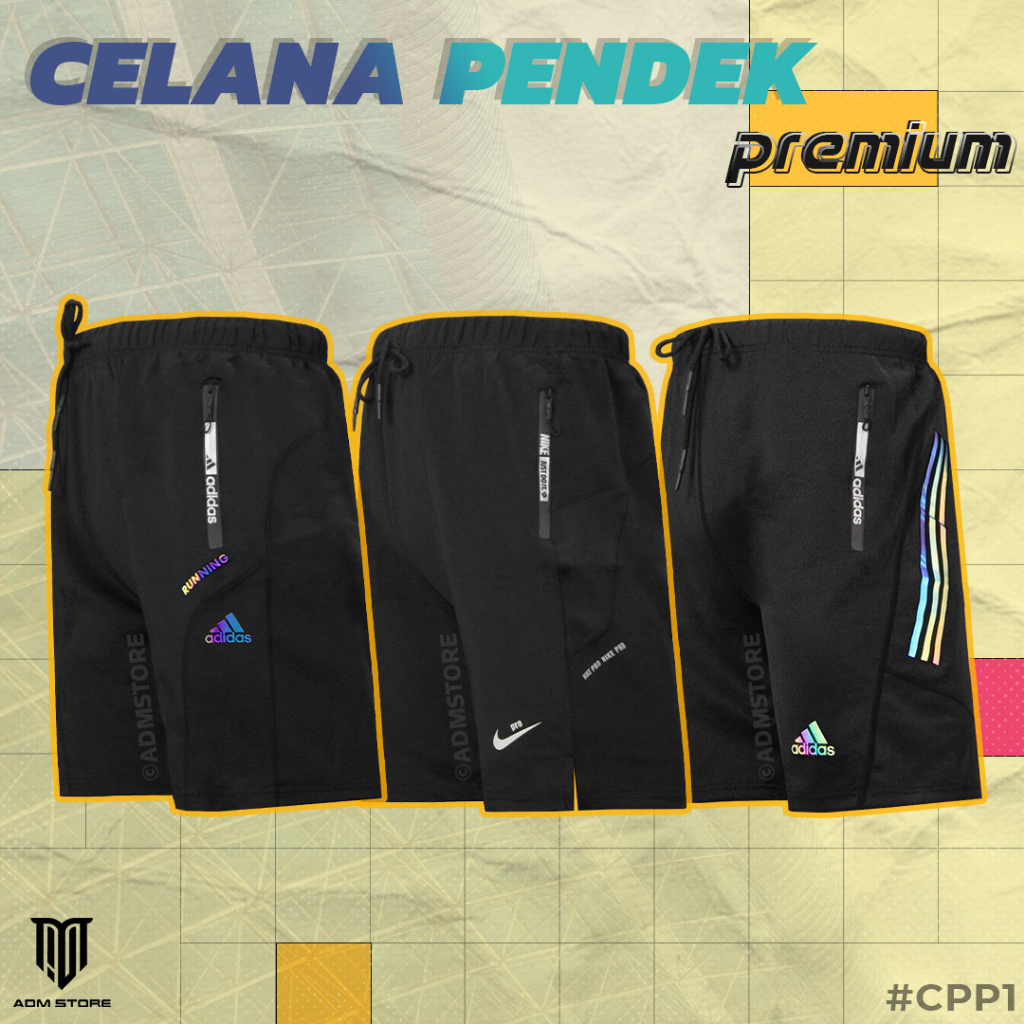 Jual Celana Olahraga Gym Pendek Import Premium #CPP1 | Shopee Indonesia