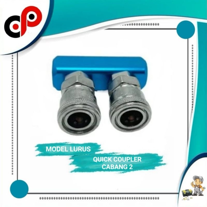 Jual QUICK COUPLER CABANG 2 | KOMPRESOR CABANG 2 | Shopee Indonesia