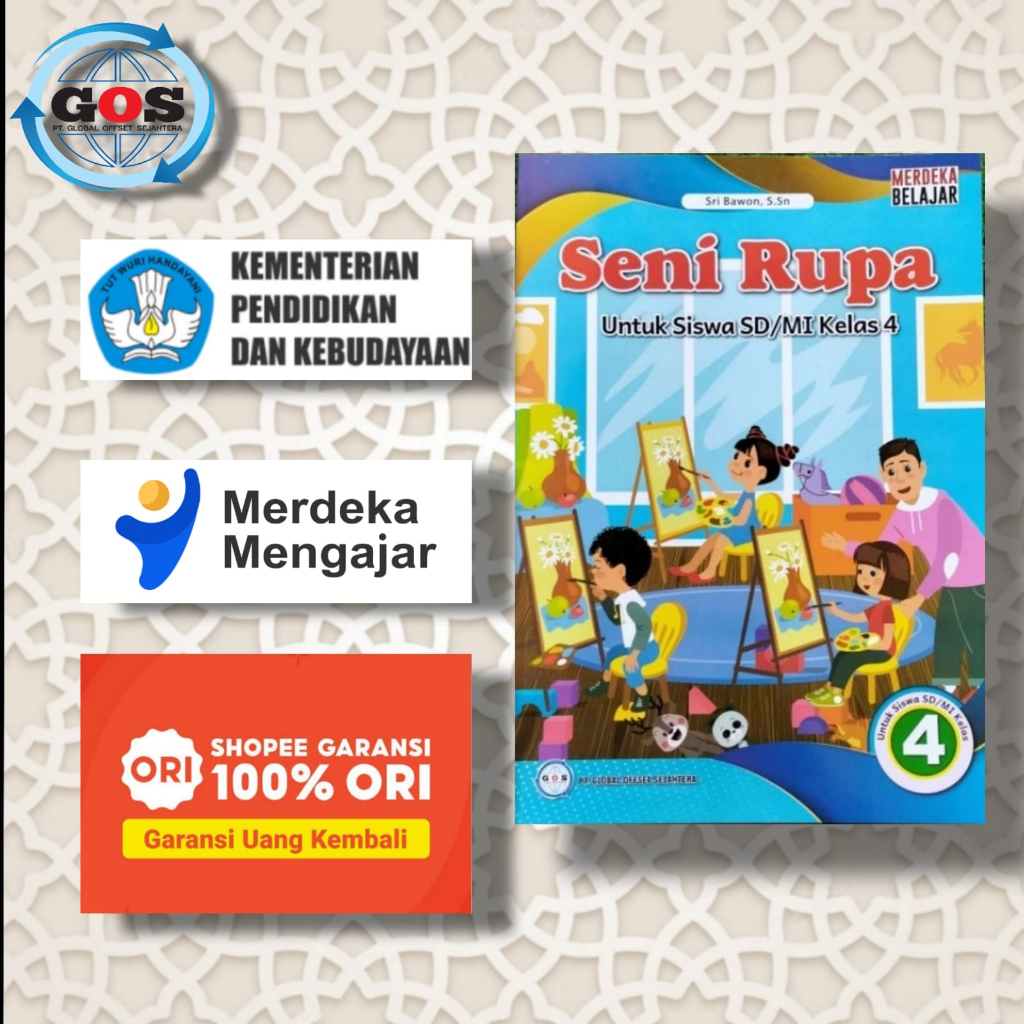 Jual Buku Siswa Seni Rupa kelas 4 SD / MI Kurikulum Merdeka - PT Global Offset Sejahtera (GOS ...