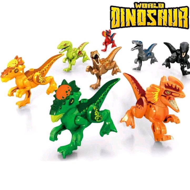 Jual MAINAN EDUKASI ANAK MODEL BRICKS DINOSAURUS TREX - INDORAPTOR ...