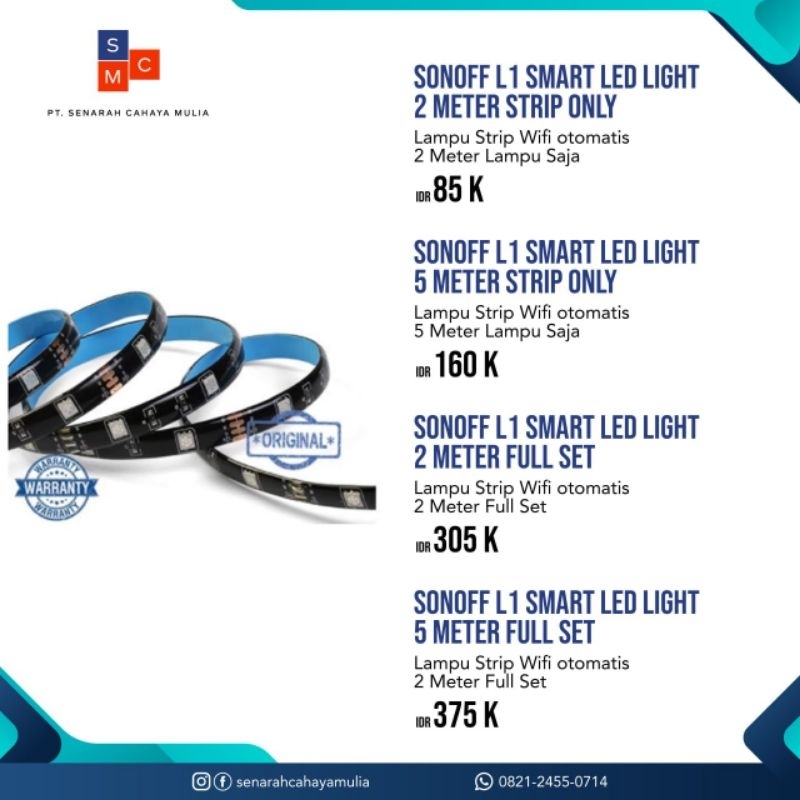 Jual Sonoff Smart LED Strip | Shopee Indonesia