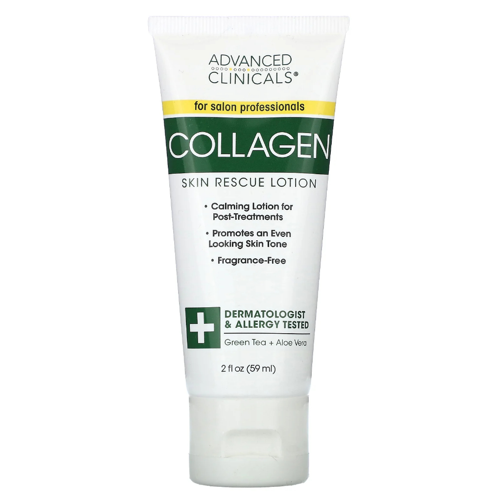 Jual Advanced Clinicals, Collagen, Skin Rescue Lotion, Fragrance-Free ...
