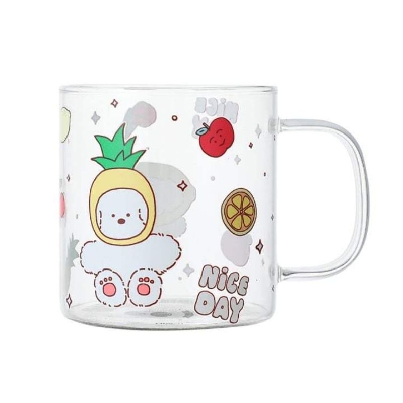 Jual MINISO Gelas Kaca - Guji Guji Bread Baking Series High ...