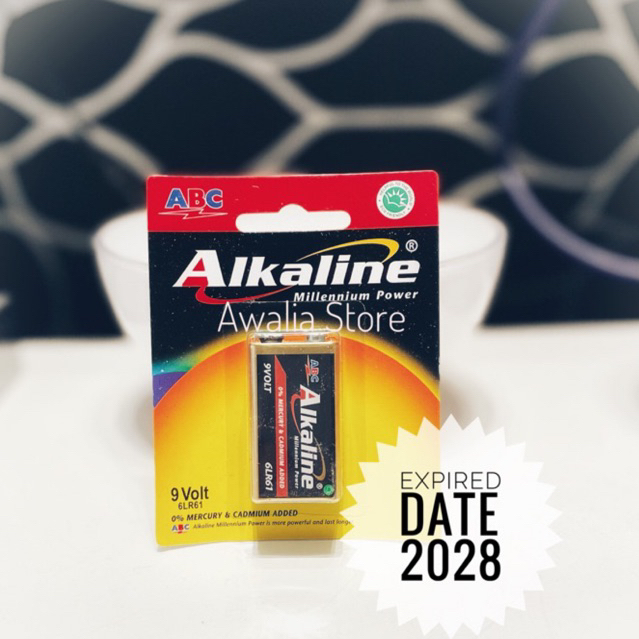 Jual Baterai battery 9V kotak ABC 6LR61 | Shopee Indonesia