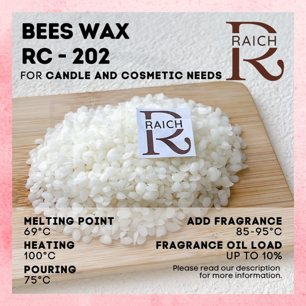 Jual 250gr BEESWAX RC-202 / White Bees Wax Cera Alba Cosmetic Bee Wax ...