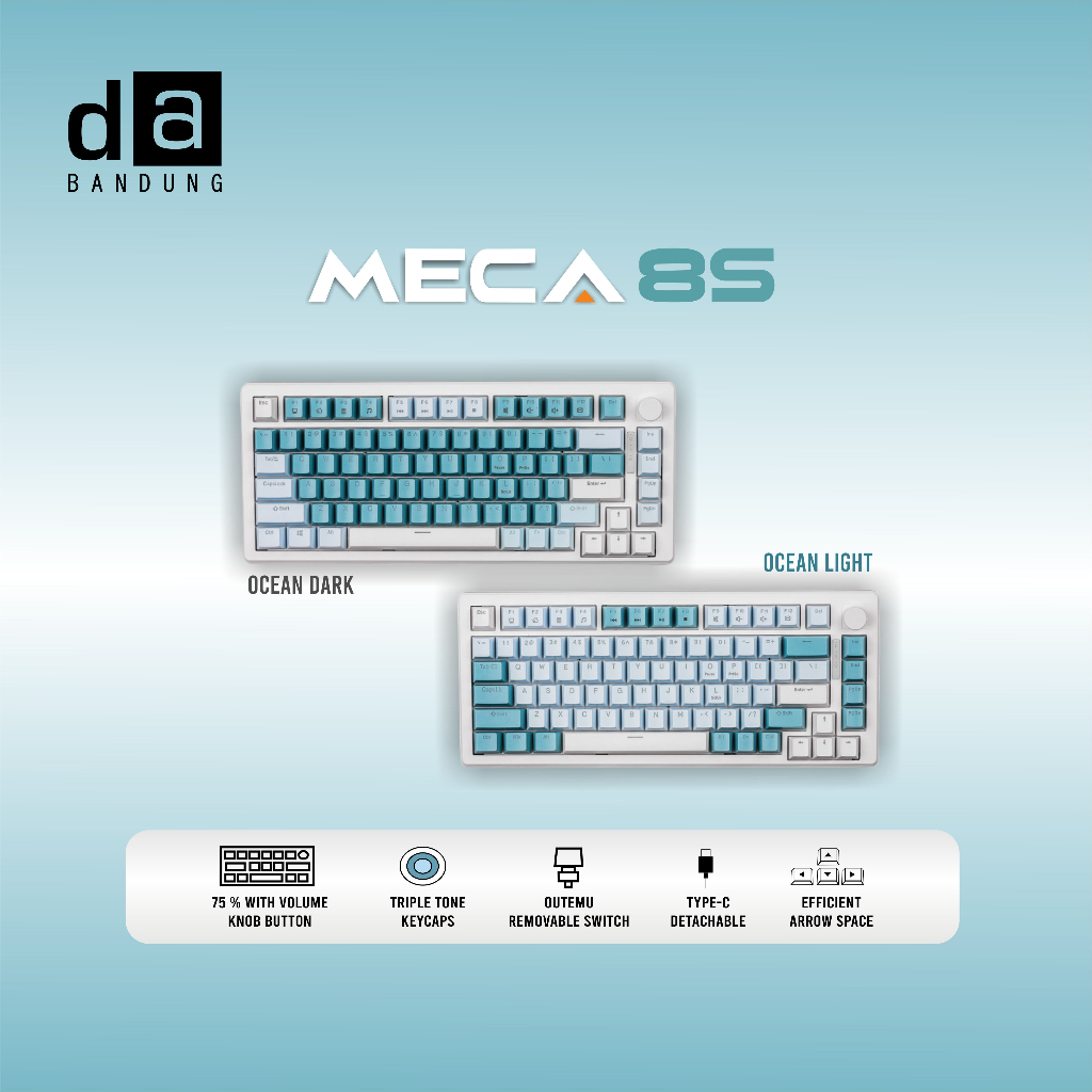 Jual Digital Alliance Gaming Keyboard Meca 8S 75% With Knob Button ...