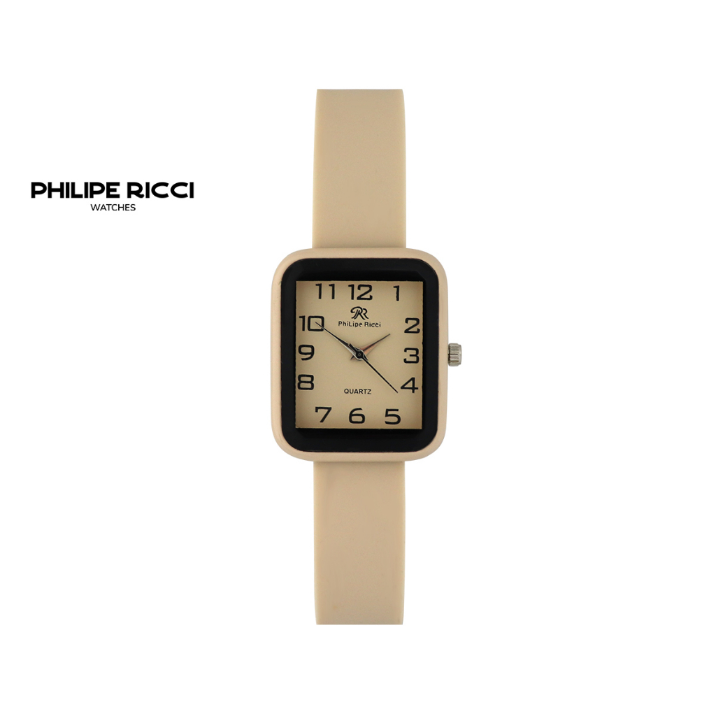 Jual PhiLipe Ricci Jam Tangan Wanita Analog Original Dial Kotak Strap ...