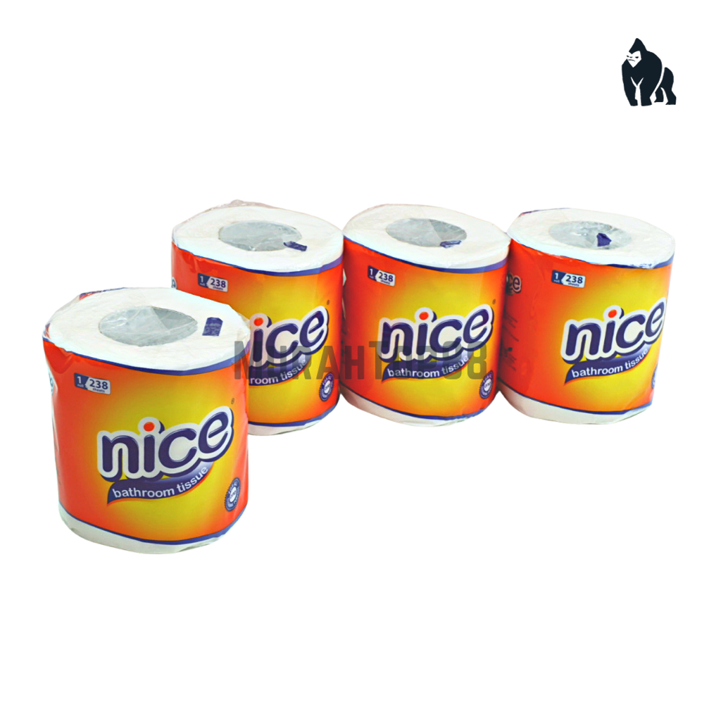 Jual Tissue Nice Roll isi 238 Sheets / Tisu Gulung Toilet Bathroom 238s ...