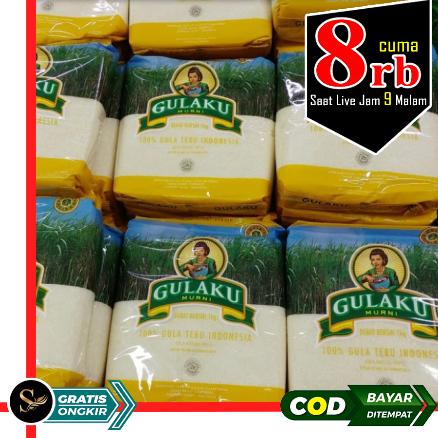 Jual Gulaku Gula Pasir Premium Kemasan 1kg Ecer Grosir Murah | Shopee ...