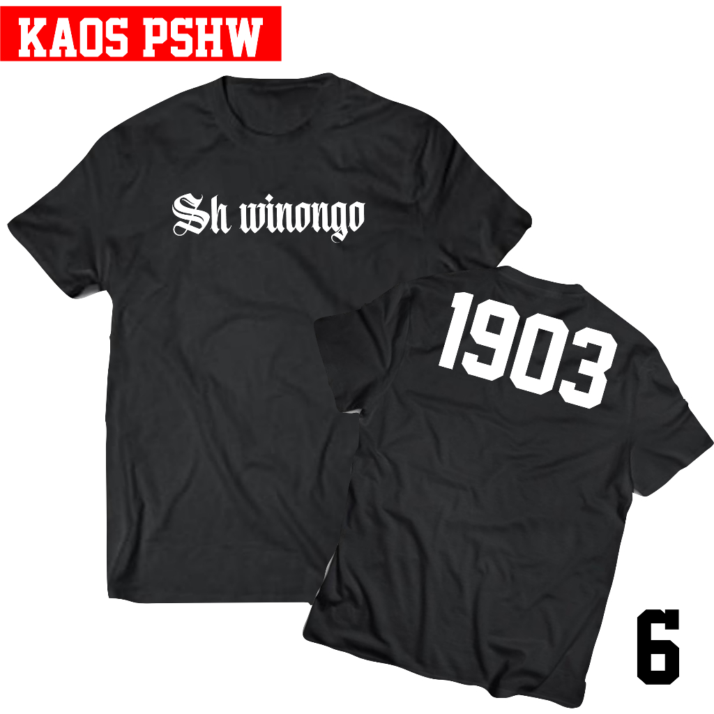Jual Kaos PSHW 1903 Winongo Fighter Pendekar Silat Madiun Tshirt ...
