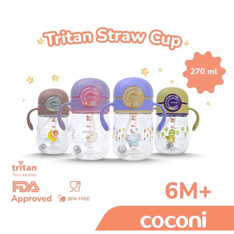 Jual COCONI Tritan Bottle 270 Ml / Botol Minum Anak | Shopee Indonesia