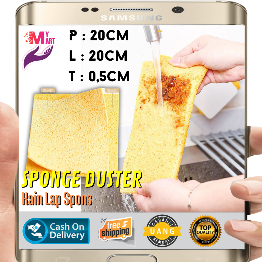 Jual Kain Lap Spons - Kain Lap Piring Anti Minyak - Kain Lap Mobil Anti ...