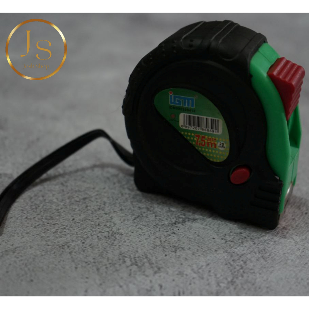 Jual Meteran Karet IGM / Wanly 5 m (5m) - Rol Meter Tukang Self Stop ...