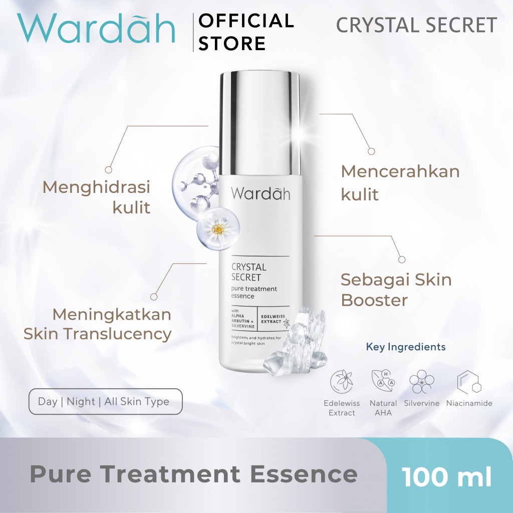 Jual Wardah Crystal Secret Pure Treatment Essence - Essence dengan ...