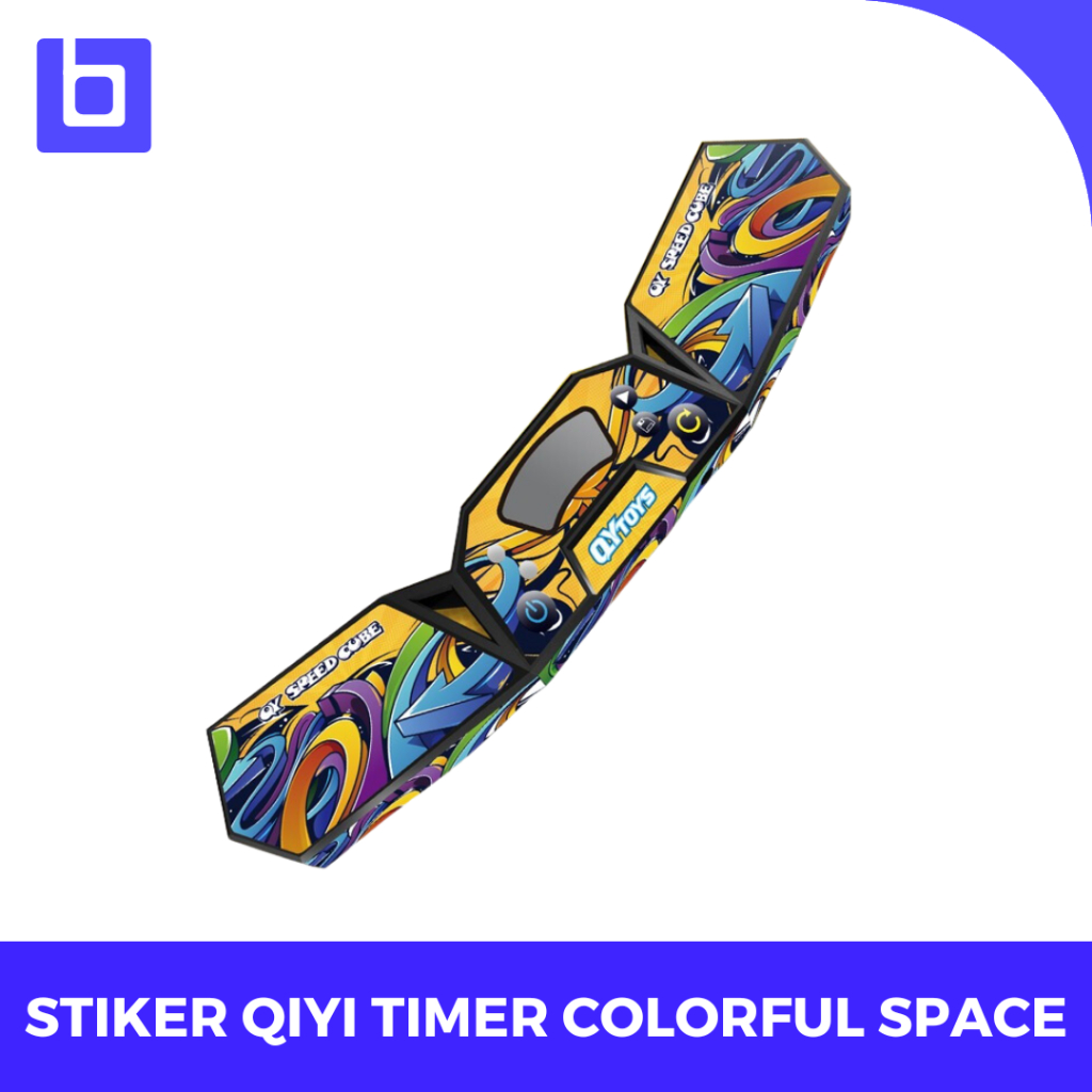 Jual STIKER QIYI TIMER COLORFUL SPACE/ACCASORIES TIMER | Shopee Indonesia