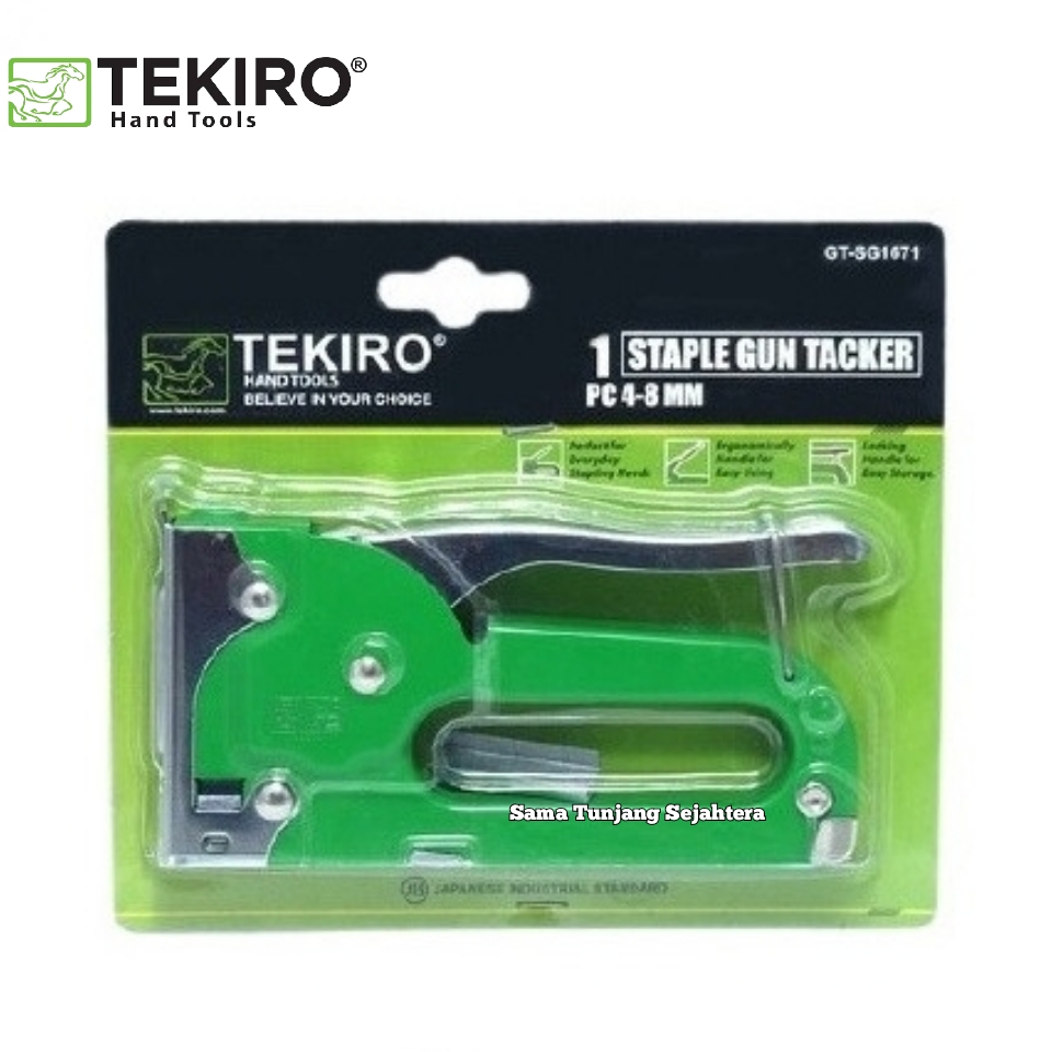 Jual TEKIRO STAPLES GUN TACKER 4 - 8 MM / STAPLER STEPLES GUN JOK ...