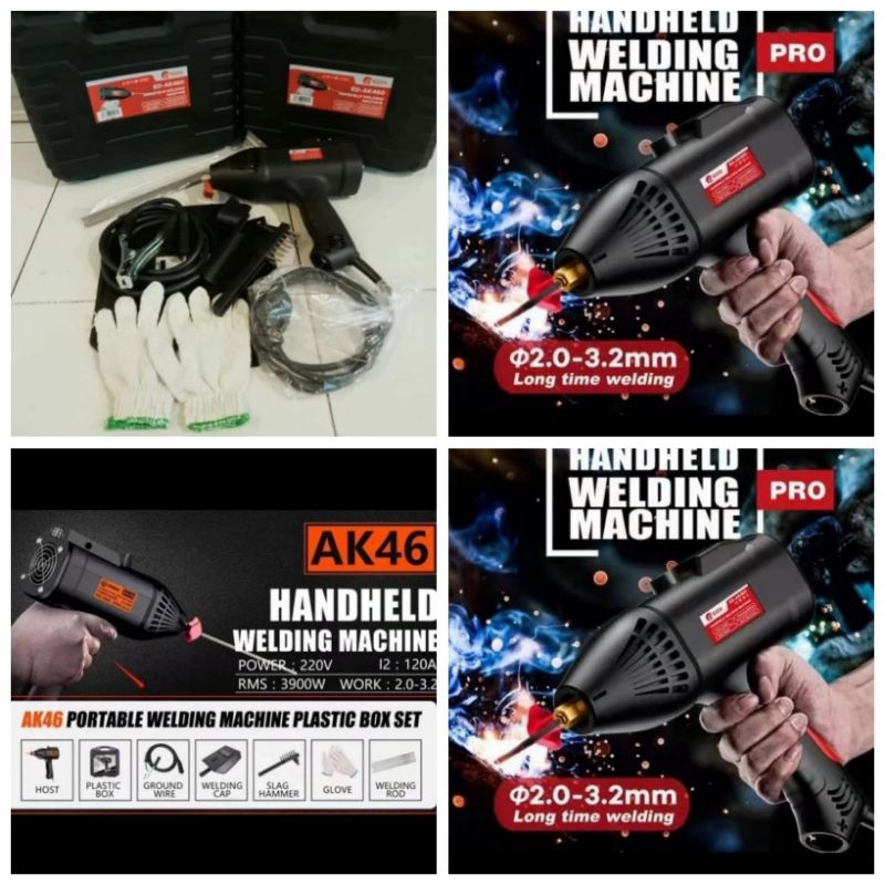 Jual Mesin las Portable Genggam Handheld Welding Mechine Edon ED AK 460 ...