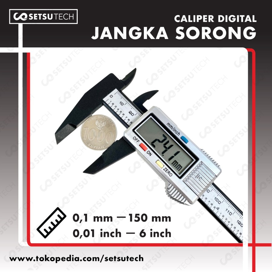 Jual Sigmat Digital Plastik - Jangka Sorong Vernier Caliper | Shopee Indonesia