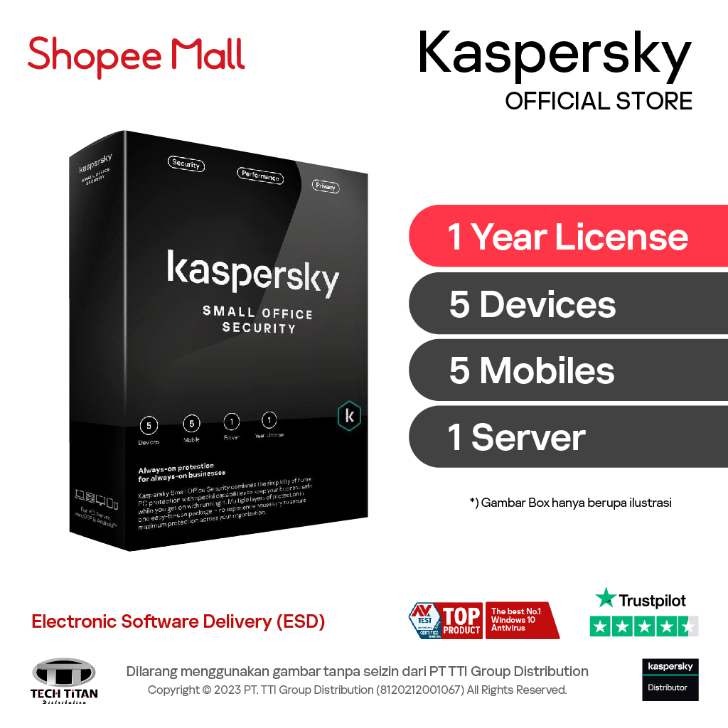 Jual [DIGITAL] Kaspersky Small Office Security 5+5+1 [ORIGINAL 365HARI ...