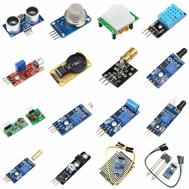 Jual MODUL SENSOR KIT FOR ARDUINO & RASPBERRY WITH BOX 16 in1 | Shopee ...