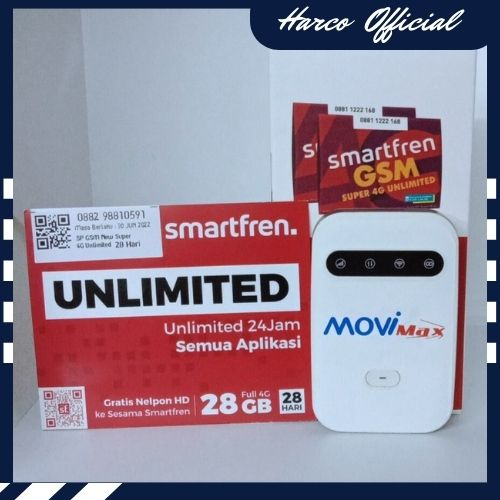 Jual HK - Modem Wifi 4G Movi Max UNLOCK Telkomsel Smartfren By.U 2300 ...