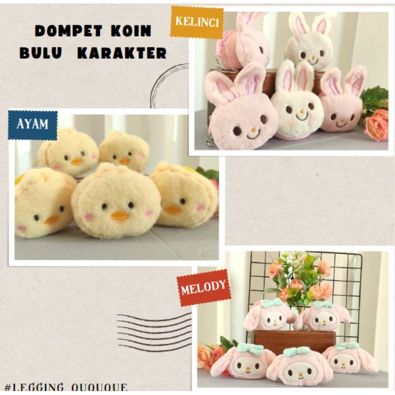 Jual DOMPET KOIN BULU KARAKTER LUCU | Shopee Indonesia Jual DOMPET KOIN BULU KARAKTER LUCU | Shopee Indonesia