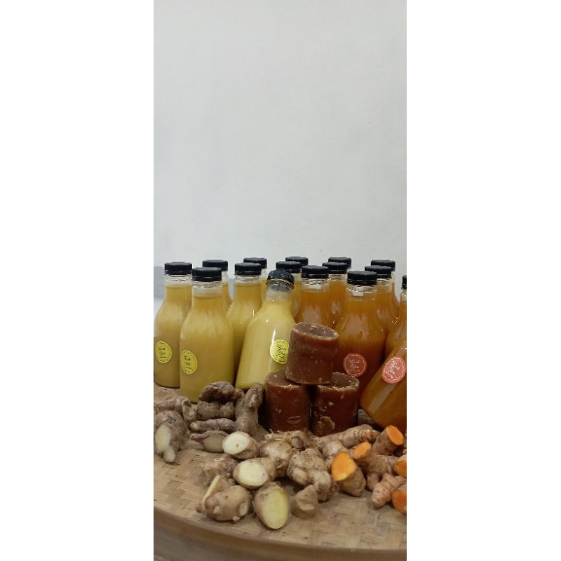 Jual Jamu tradisional Kunyit Asem/kunir asem/beras kencur 250ml ...