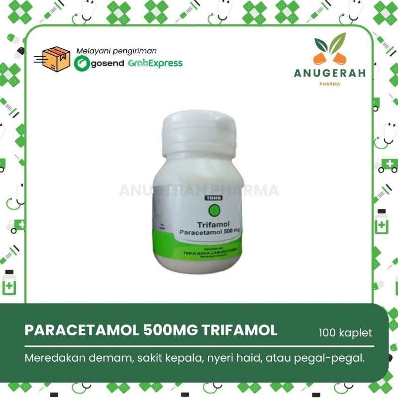 Jual Trifamol Pot Paracetamol 500mg | Shopee Indonesia