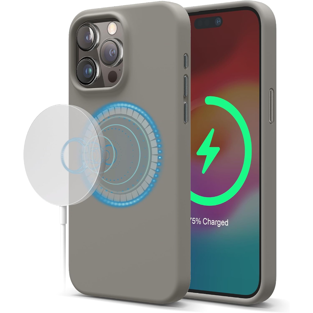 Jual MagSafe Case iPhone 15 Pro Max Elago Premium Liquid Silicone Case Soft Casing Cover ...