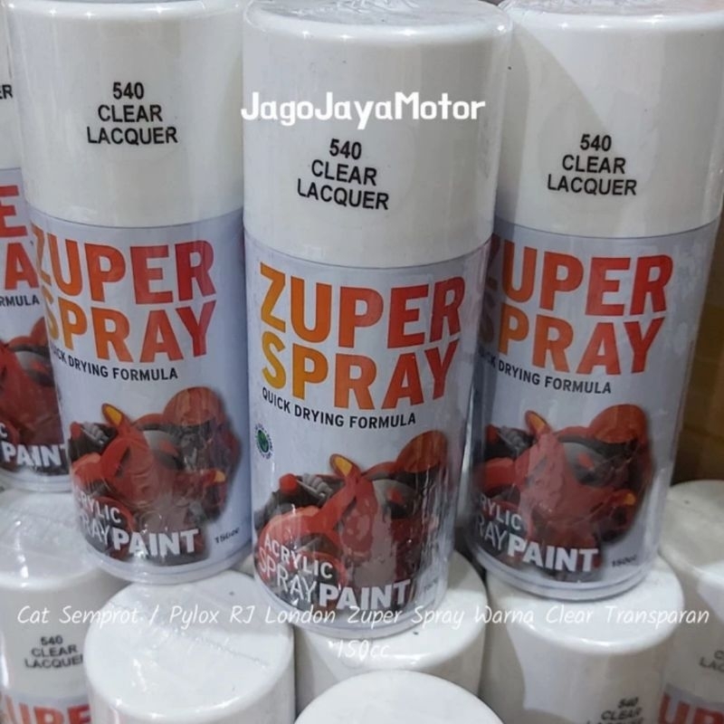Jual Pylox / Cat Semprot Clear Glossy Pernis Bening Zuper 150cc ...
