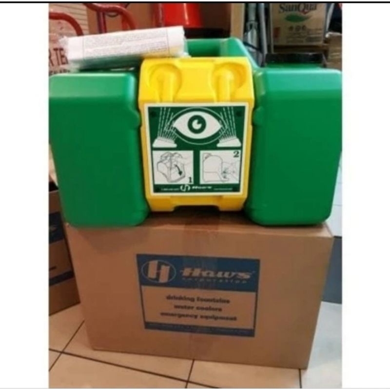 Jual Eyewash Haws Pencuci Mata Portable 9 Galon / Eyewash Protable Haws ...
