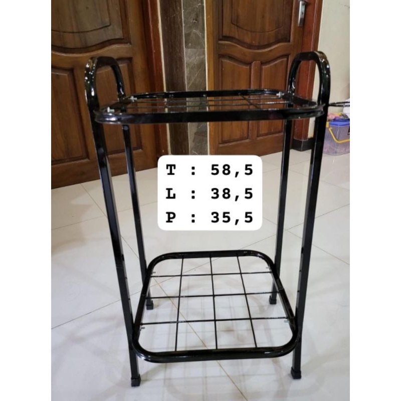 Jual Rak Dispenser Besi Kuat Kokoh 2 Susun Rak Magicom Rak Galon ...