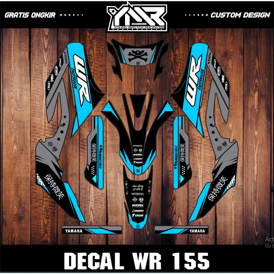 Jual DECAL DTRACKER NEW 150 DTX D-TRACKER DTRAKER SUPERMOTO - STICKER ...