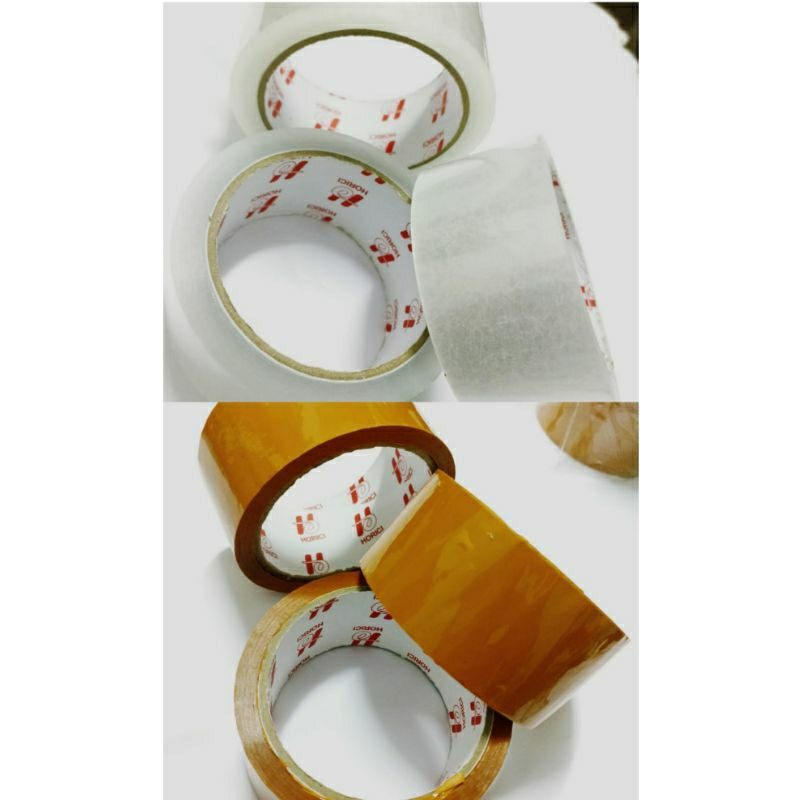 Jual LAKBAN 45mm 72Y 90Y DAN 200Y TAPE LAKBAN BENING DAN LAKBAN COKLAT ...