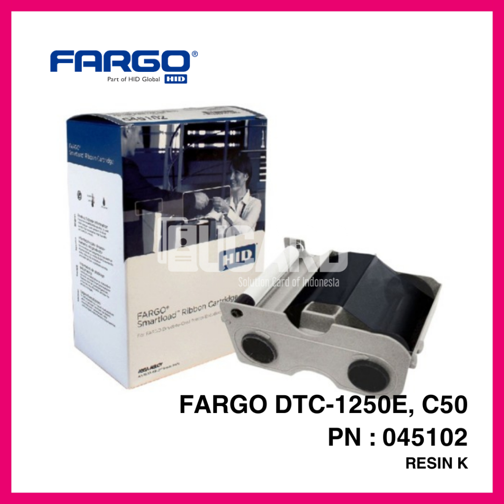 Jual FARGO DTC 1250e & C50 ( PN : 045102 ) DTC1000/4000 RESIN RIBBON ...