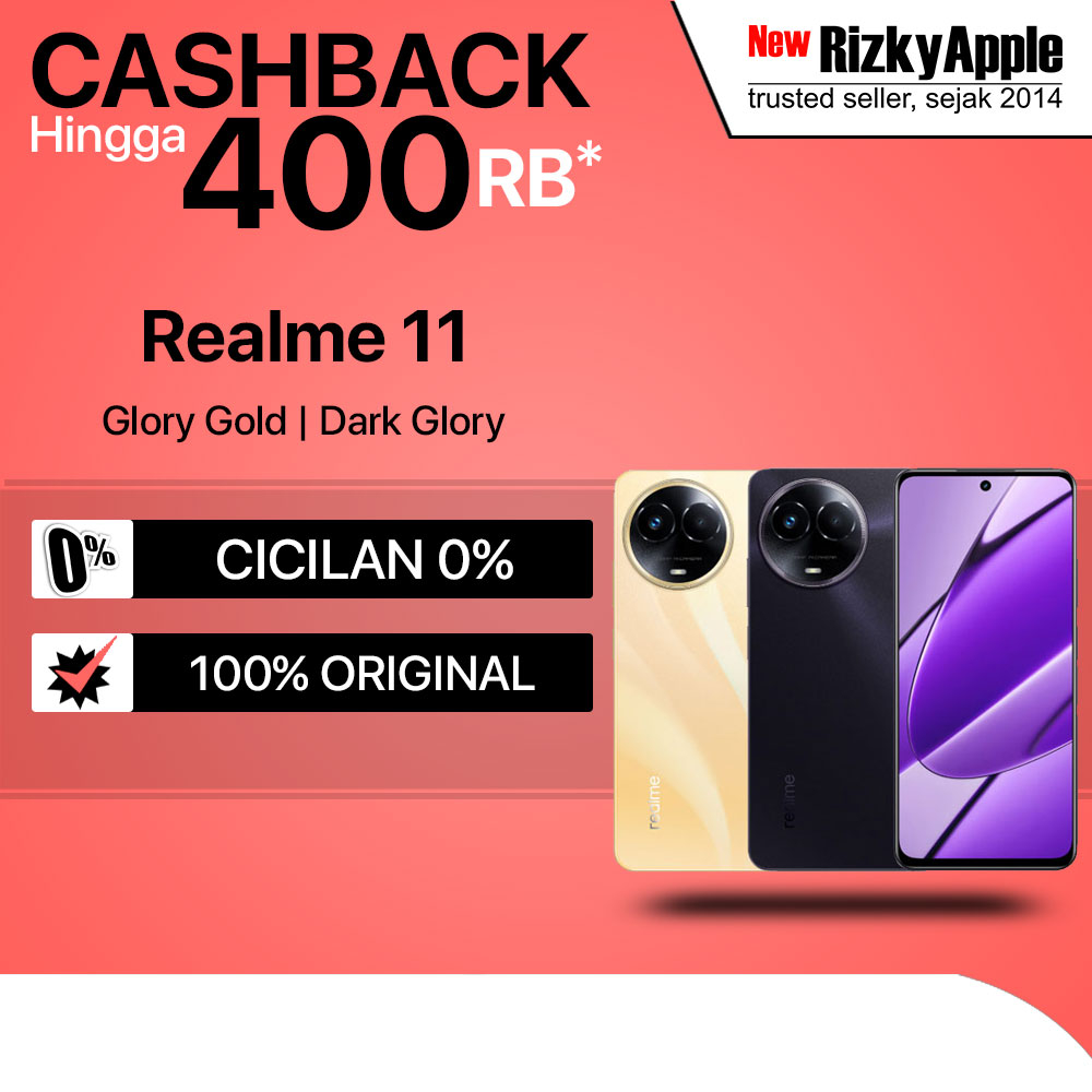 Jual Realme 11 - 8GB / 256GB - Glory Gold / Dark Glory [ Garansi Resmi ...
