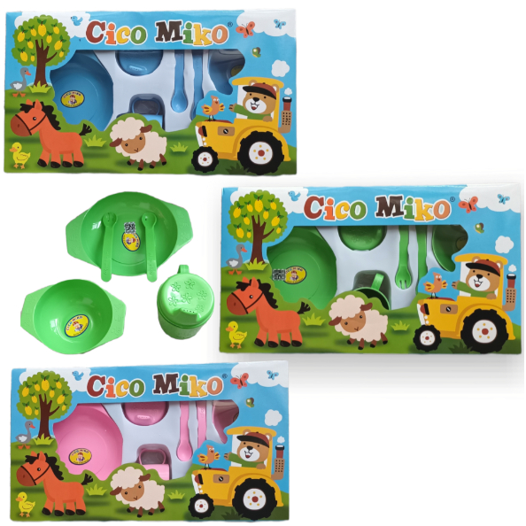 Jual FEEDING SET CICO MIKO MEDIUM - SET PERALATAN MAKAN BAYI CICO MIKO ...